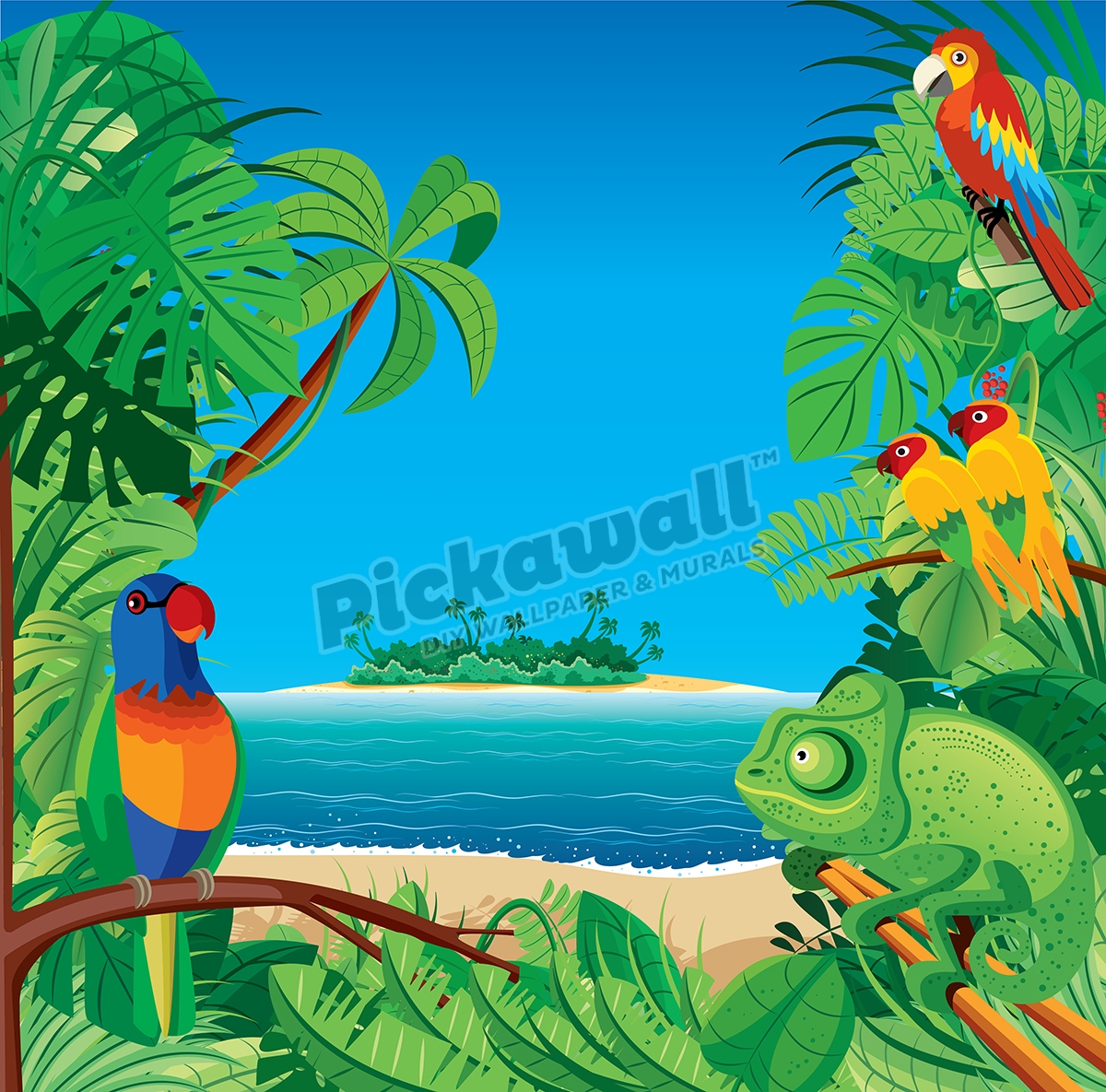 Tropical Beach - Pickawall