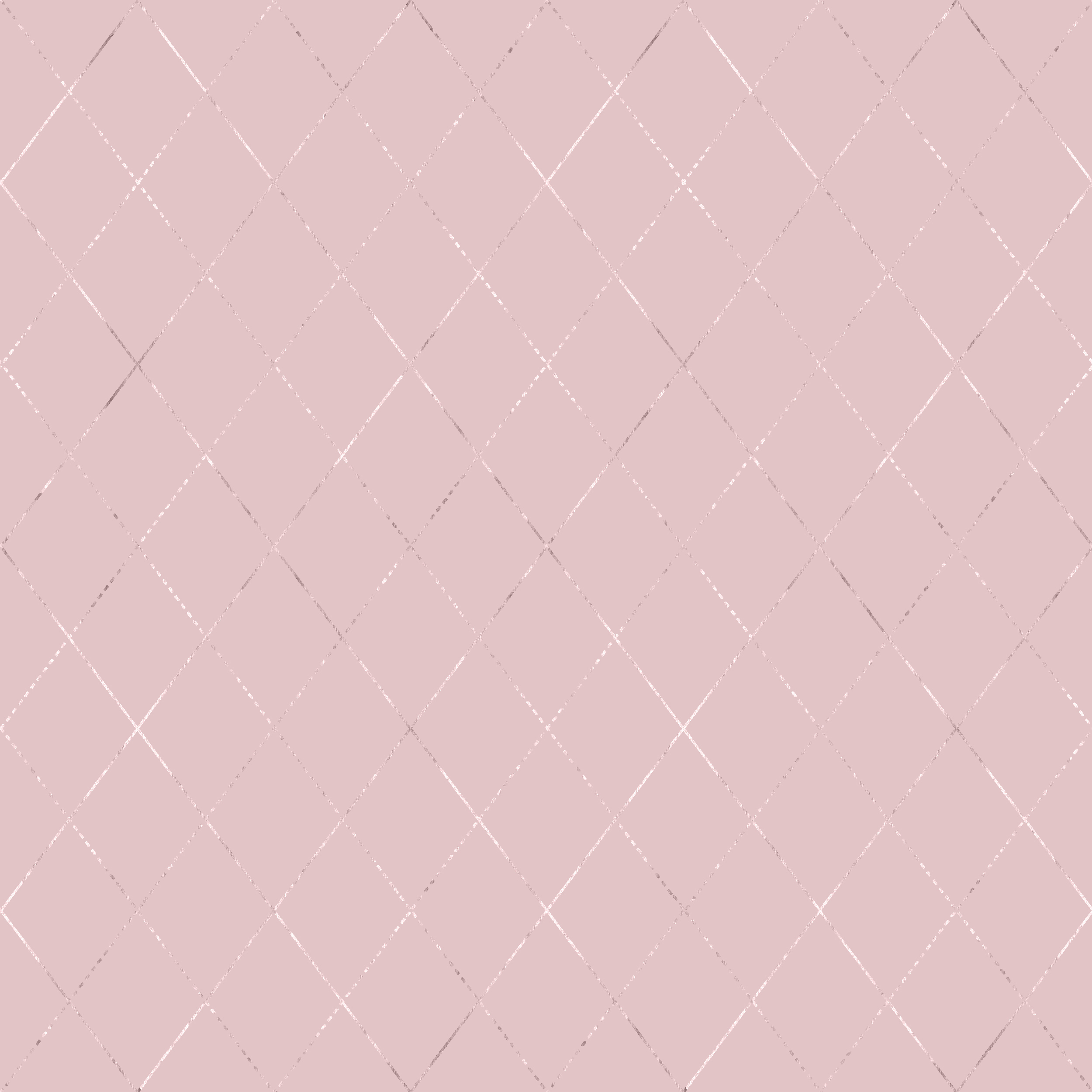 Geometric Pink and Gold Diamonds - Pickawall
