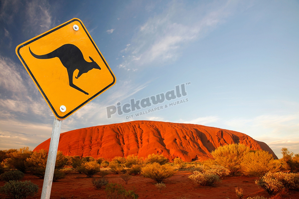 Kangaroo Sign - Pickawall