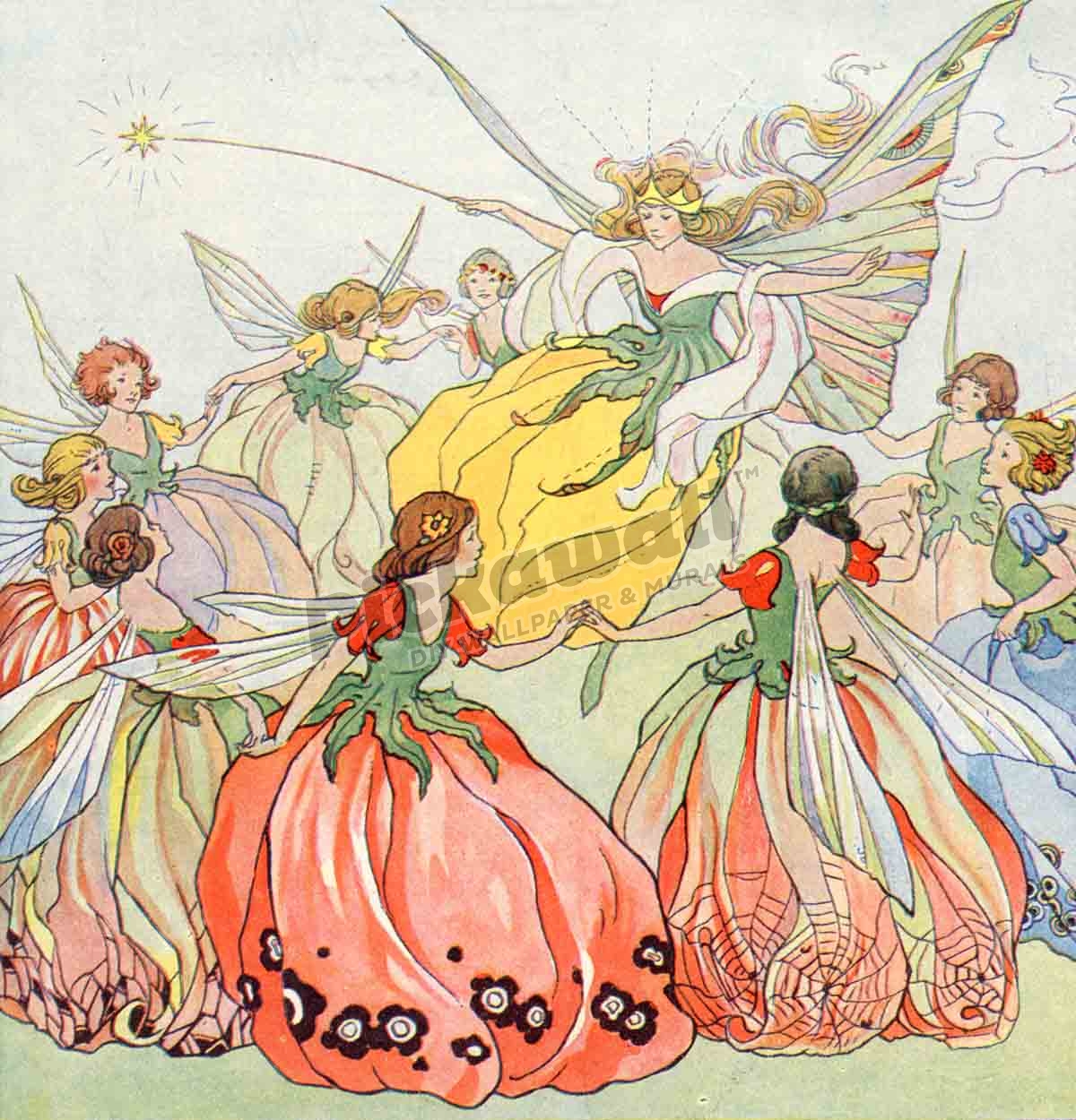 The Fairies in a flutter - Pickawall