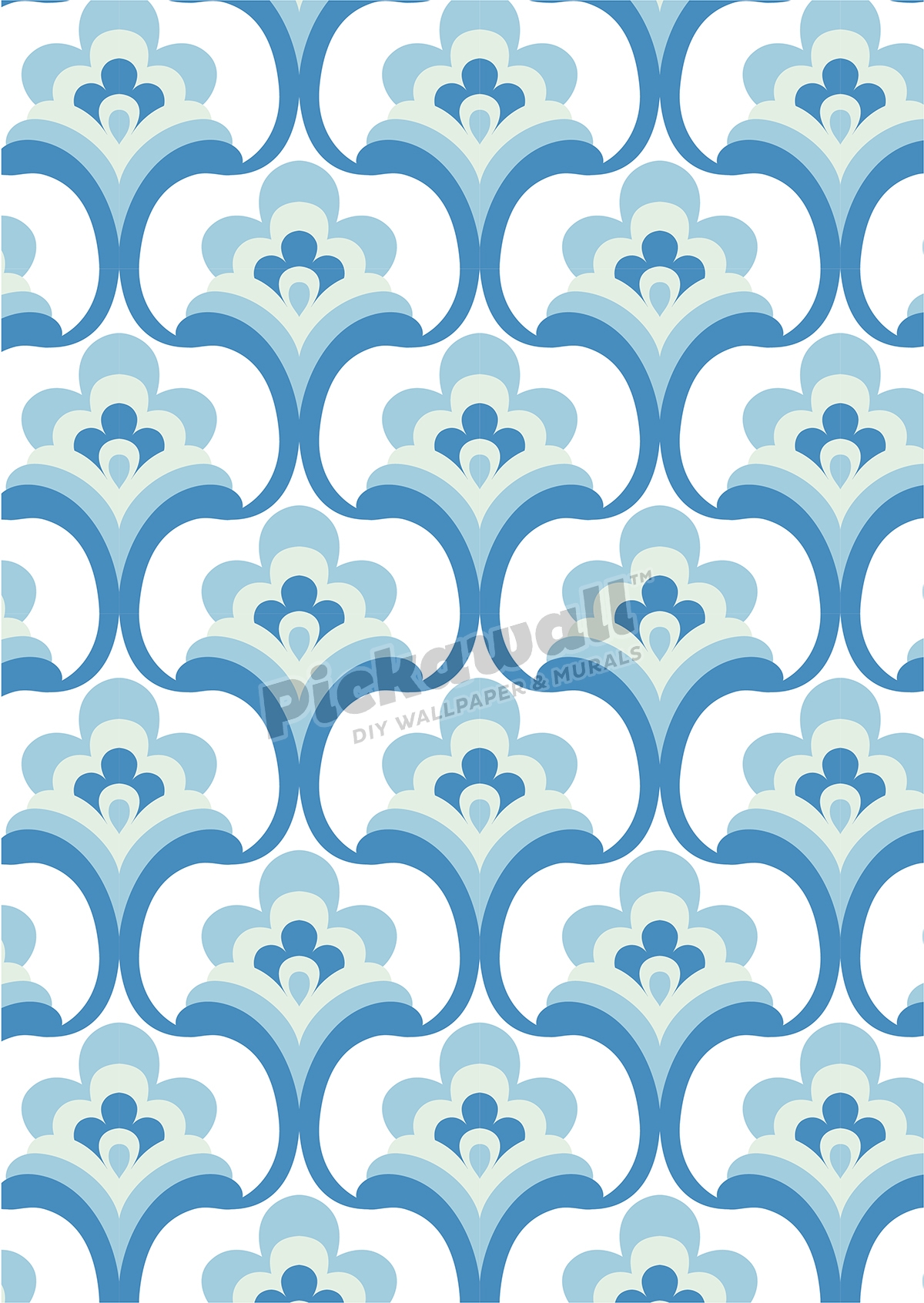 Seamless retro fountain pattern - Pickawall