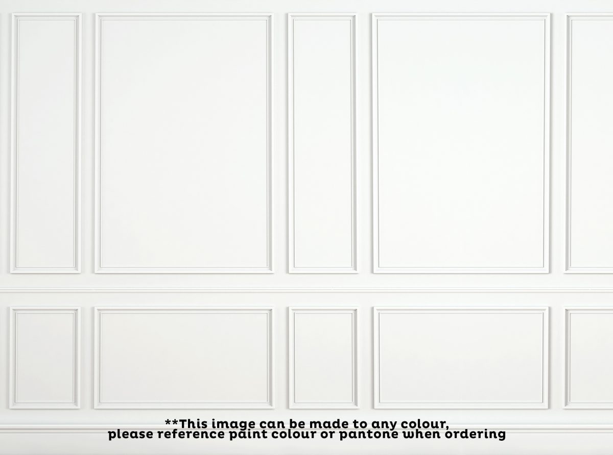 White Moulding Panels - Pickawall